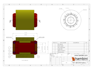 Hambini Racing T47-68 Bottom Bracket Shimano Crankset - Hambini Engineering