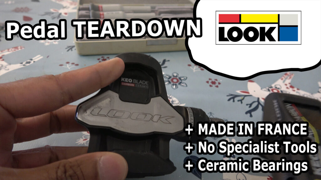Look Keo Pedal Teardown and Bearing Replacement - Hambini Engineering