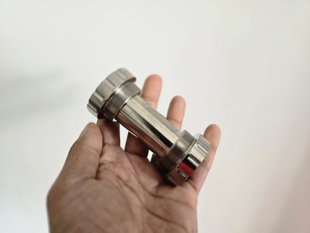 Hambini Titanium Racing BSA Bottom Bracket Shimano Crankset - Hambini Engineering